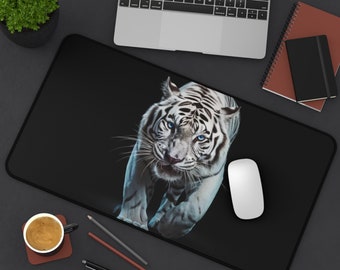 MOUSE PAD Lone White Tiger Computer Mousepad NEW Mat Mouse Pad Snowy ...