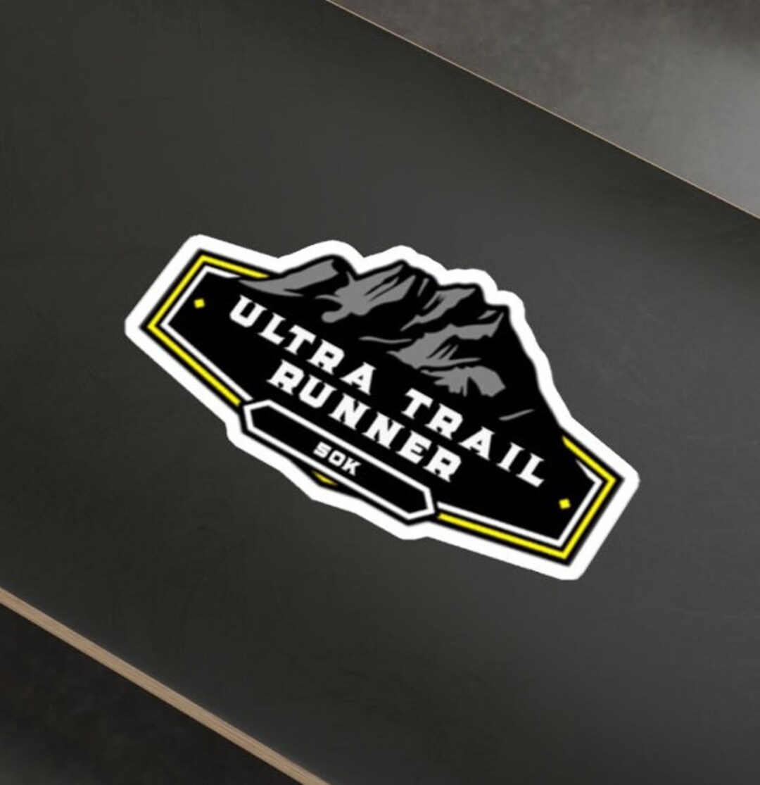 50K, Ultramarathon, Ultra, Trail, Runner, Die-cut, Stickers - Etsy