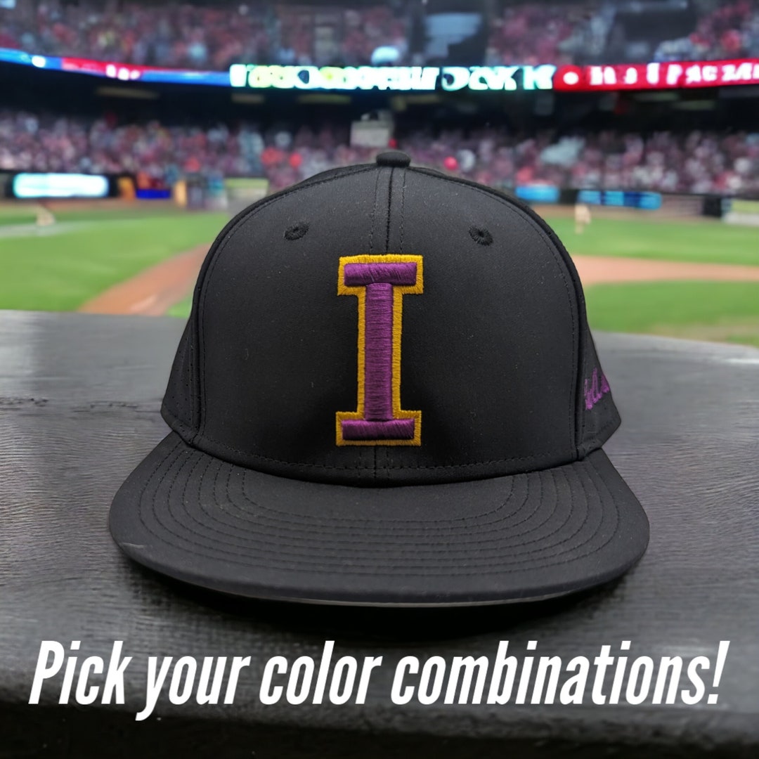 Collegiate Inspired 3D Embroidered Hat W/ Perforated Mesh Snapback ...