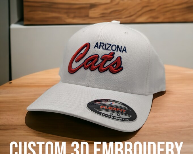 3D Embroidery for Hats Using Your Design - Etsy