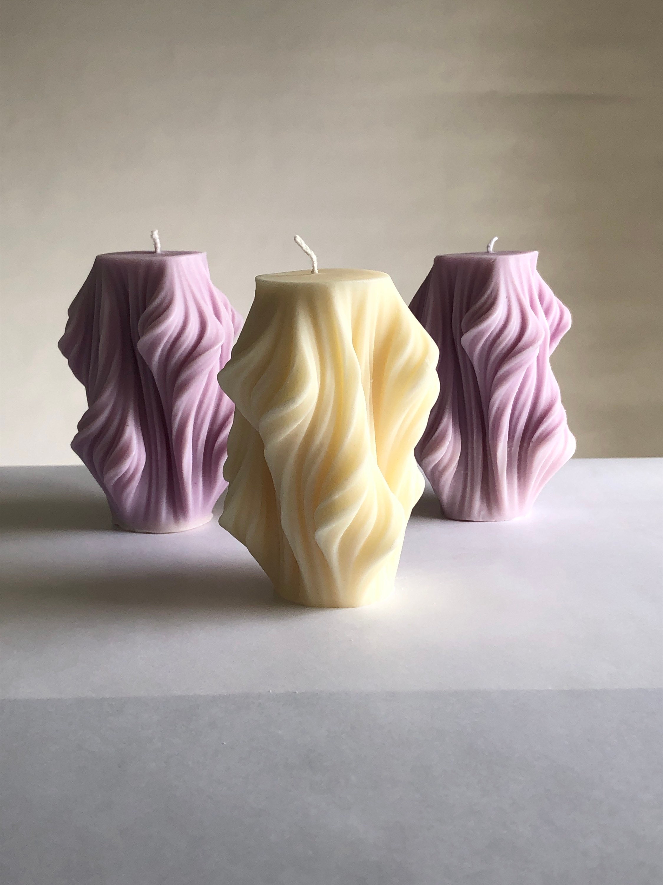 Candle Abstract Linear Shape and Curves Abstract Art of Decoration ...