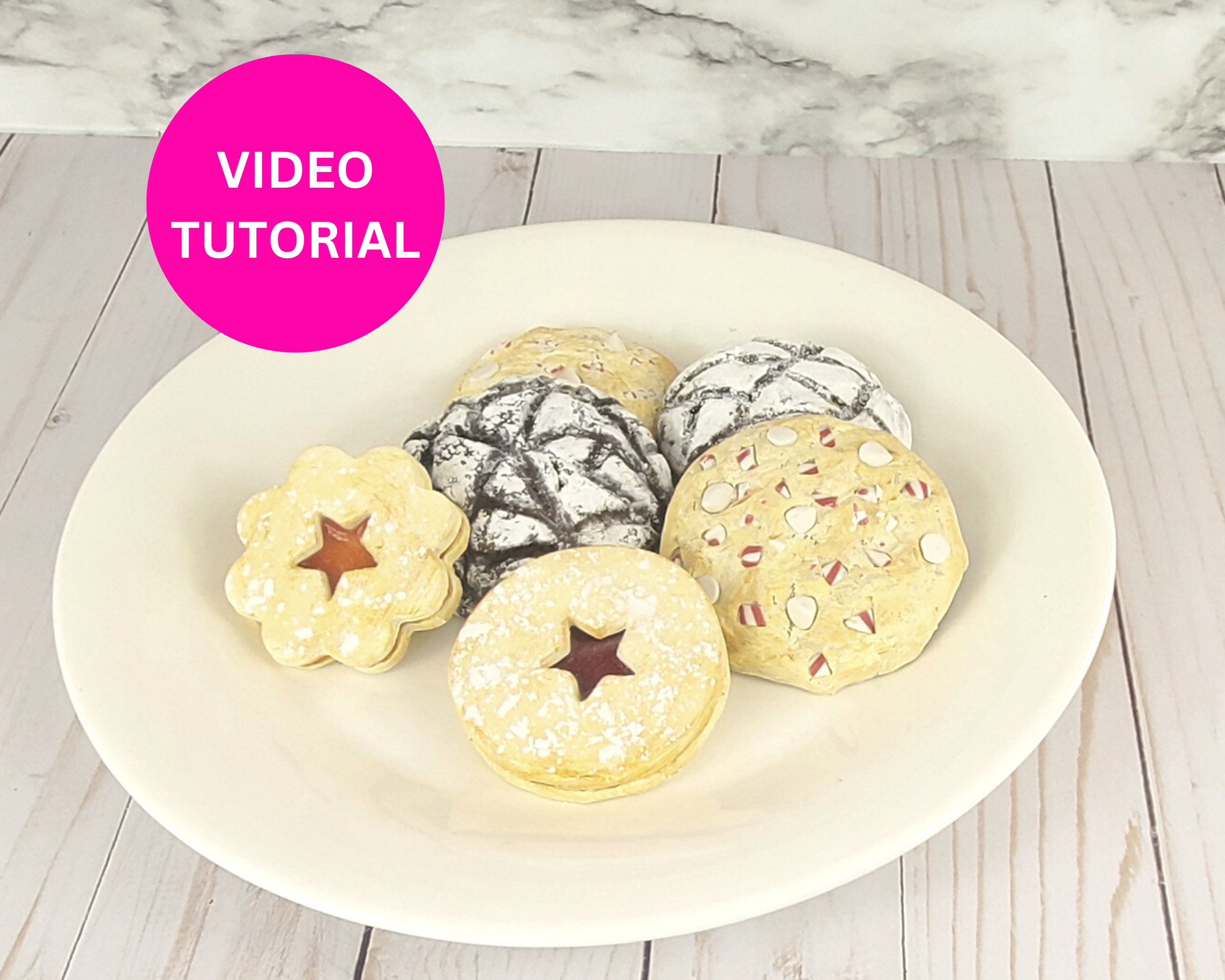 Fake Cookies Tutorial, How to Make Realistic Linzer Cookies, Faux ...