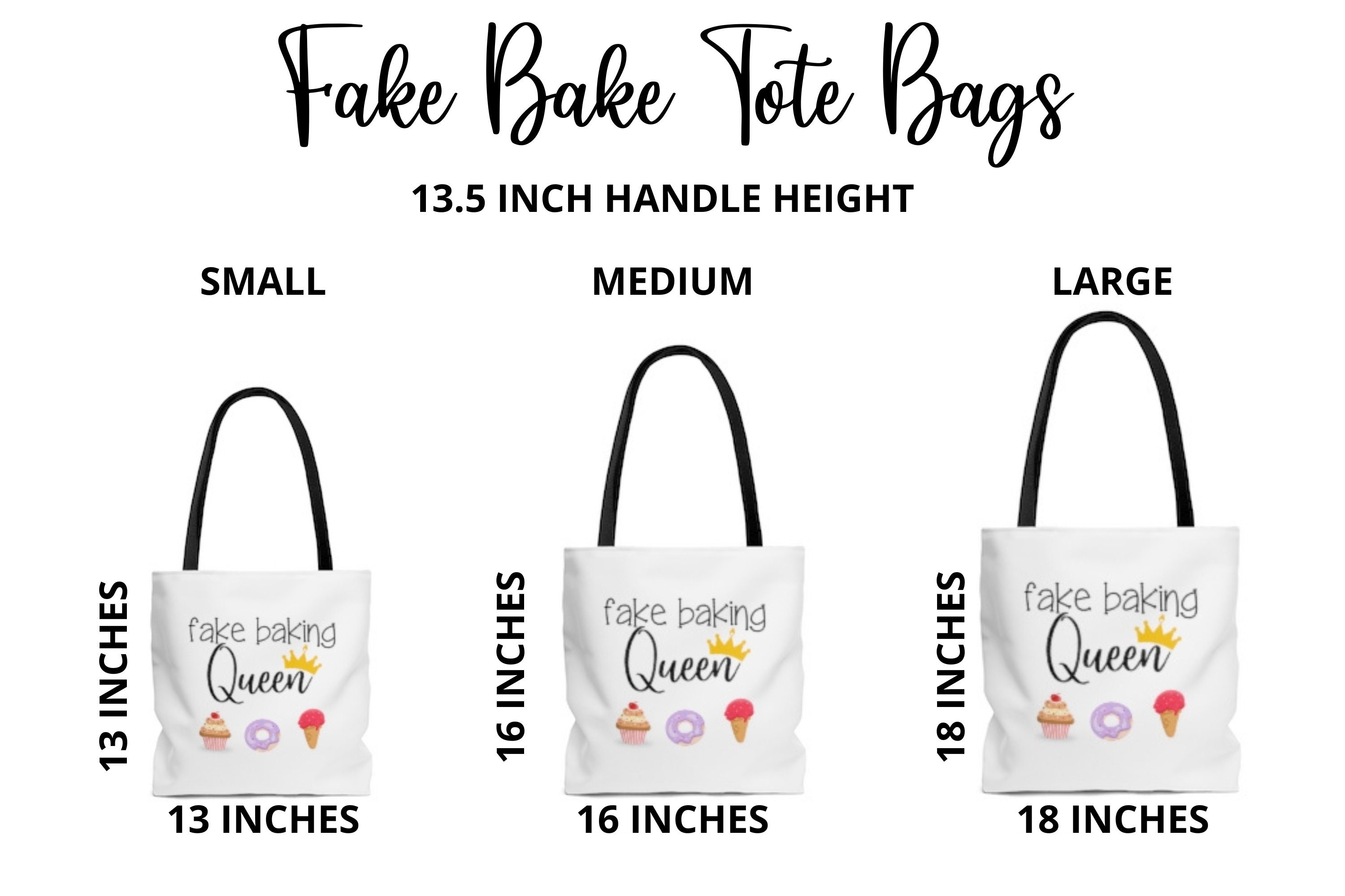 Craft Bag for Fake Bakers, Fake Baking Supplies, Aesthetic Shopping Bag ...