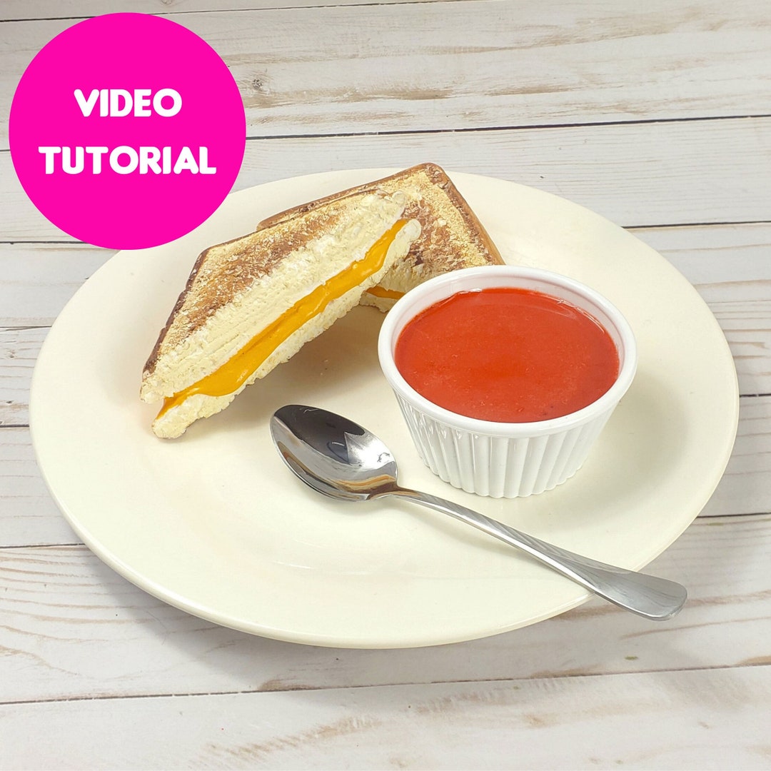 How to Make Fake Grilled Cheese and Tomato Soup, Fake Bake Grilled ...