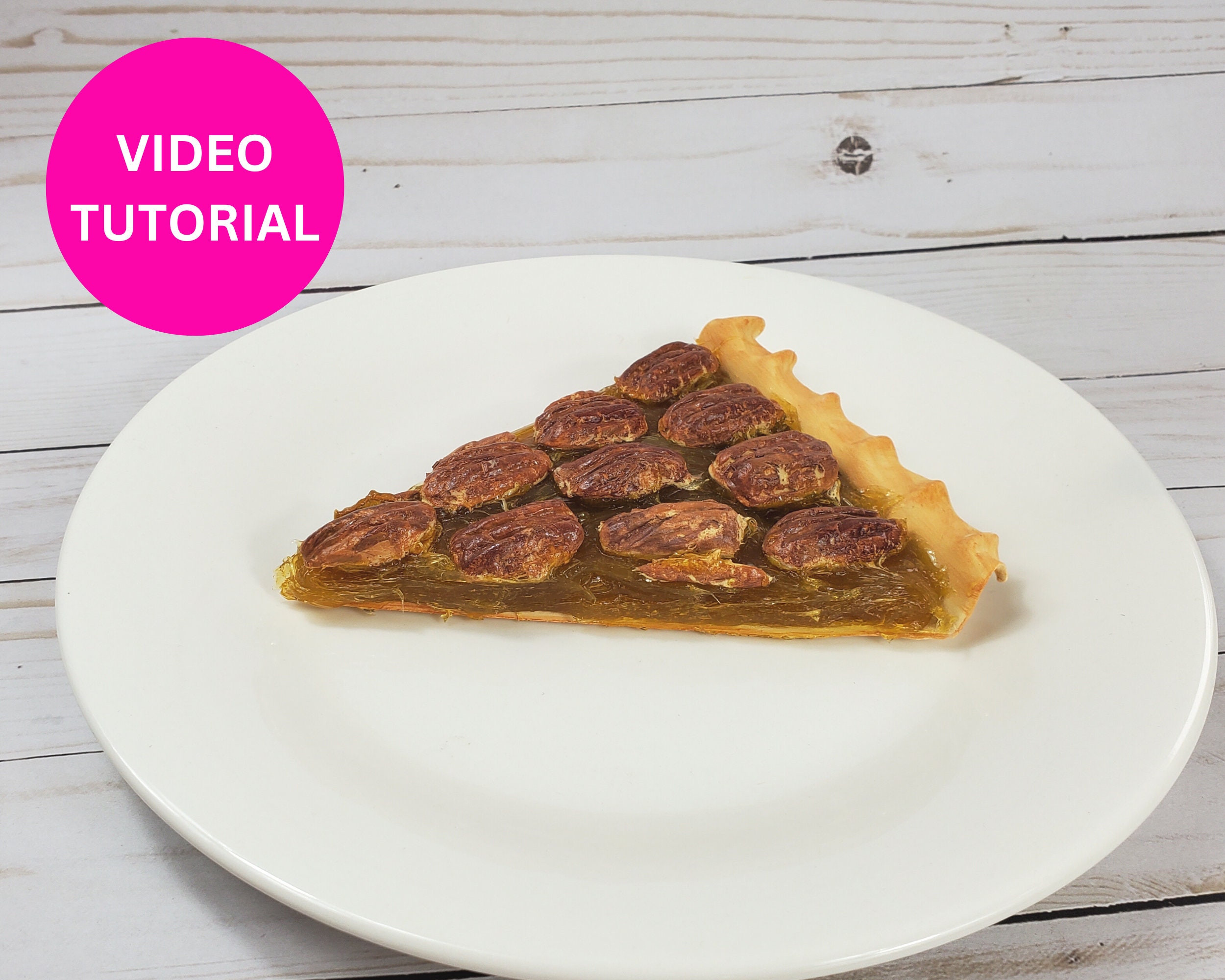 Fake Pecan Pie Slice Tutorial, How to Make A Fake Pie, Fake Bake Pecan ...
