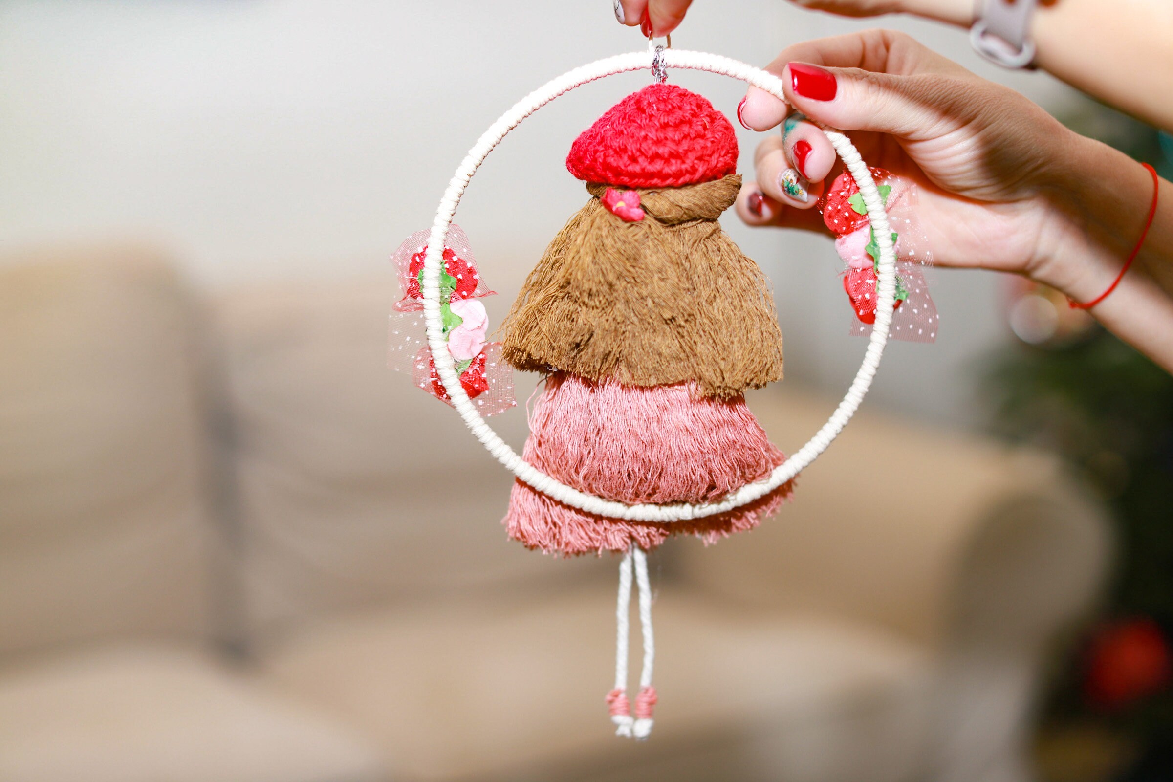 Macrame Doll, Macrame People Wall, Hanging Macrame, Wall Decor, Gift ...