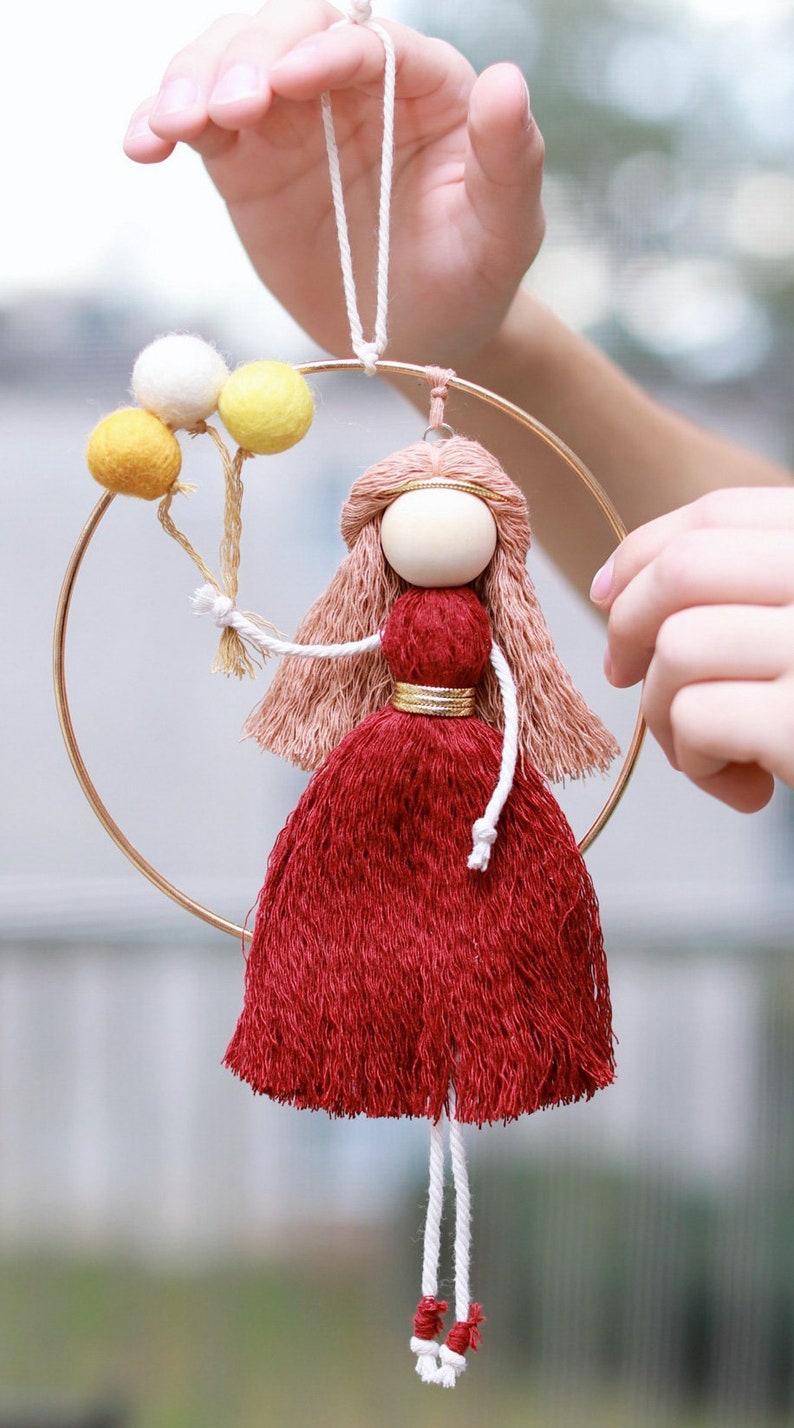 Macrame Doll Macrame People Wall Hanging Macrame Wall - Etsy