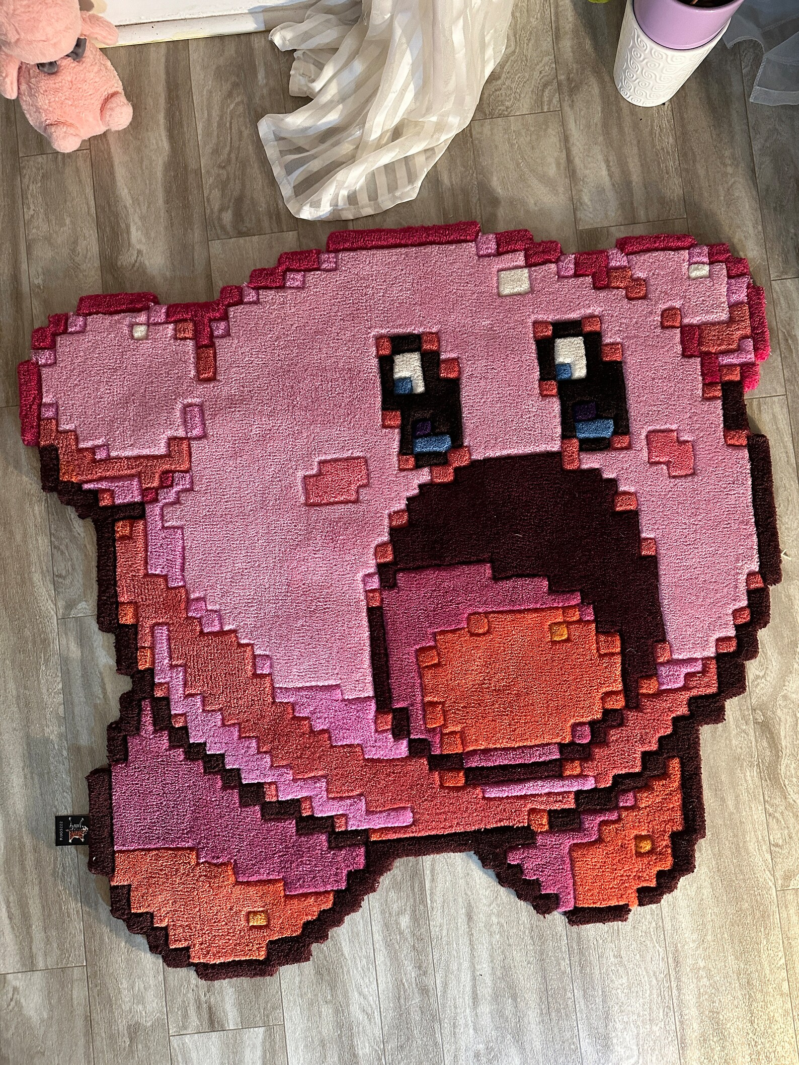 Cute Pixel RUG // Custom Anime Rug // Gamer Rug // Aesthetic Home Decor ...