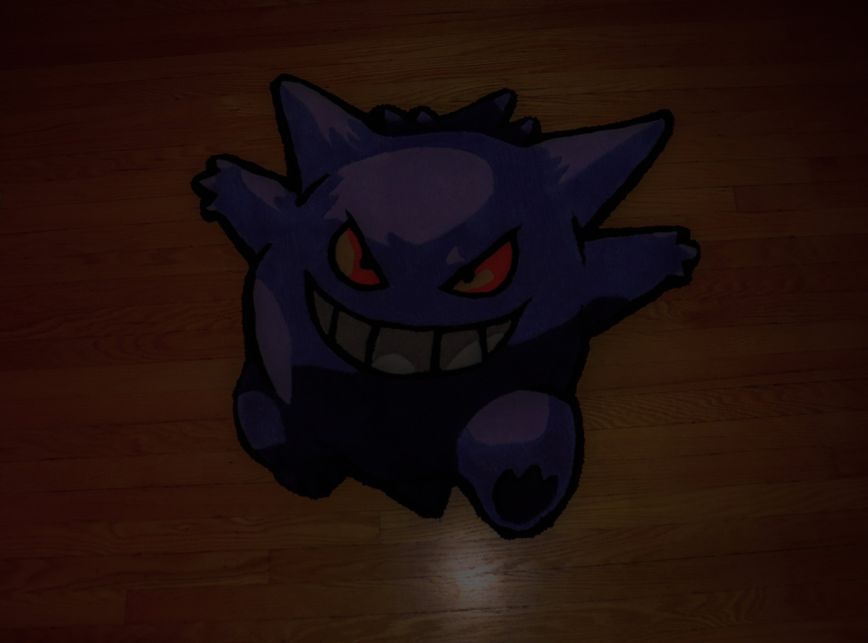 Gengar Custom Rug / Handmade Pokemon Rug - Etsy