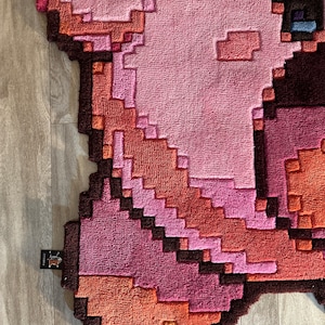 Cute Pixel RUG // Custom Anime Rug // Gamer Rug // Aesthetic Home Decor ...