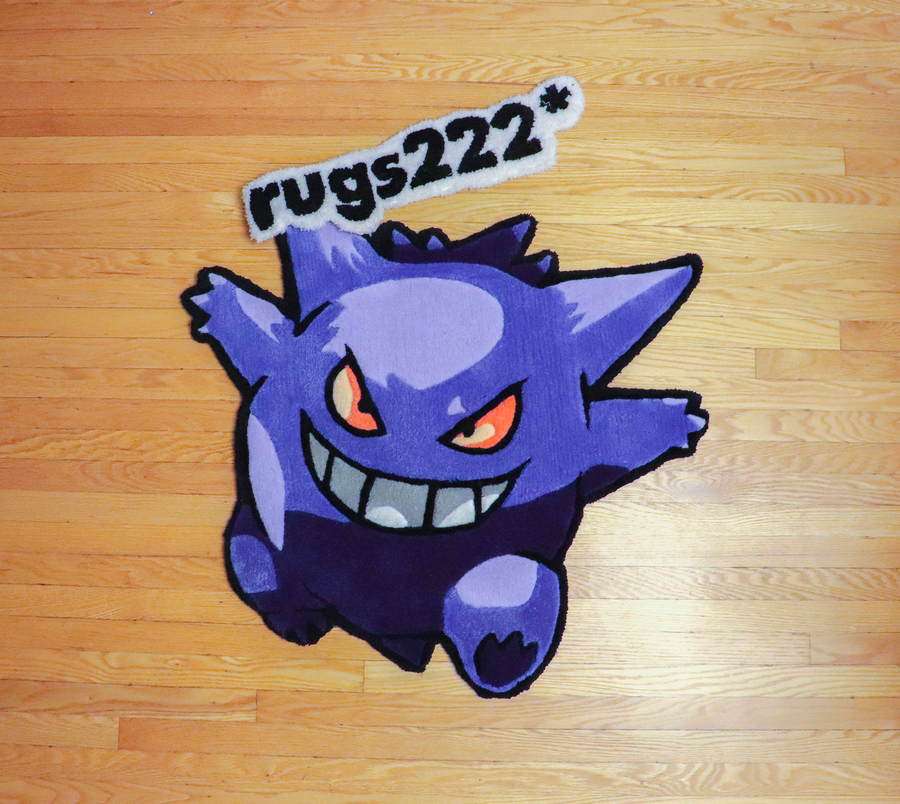 Gengar Custom Rug / Handmade Pokemon Rug - Etsy