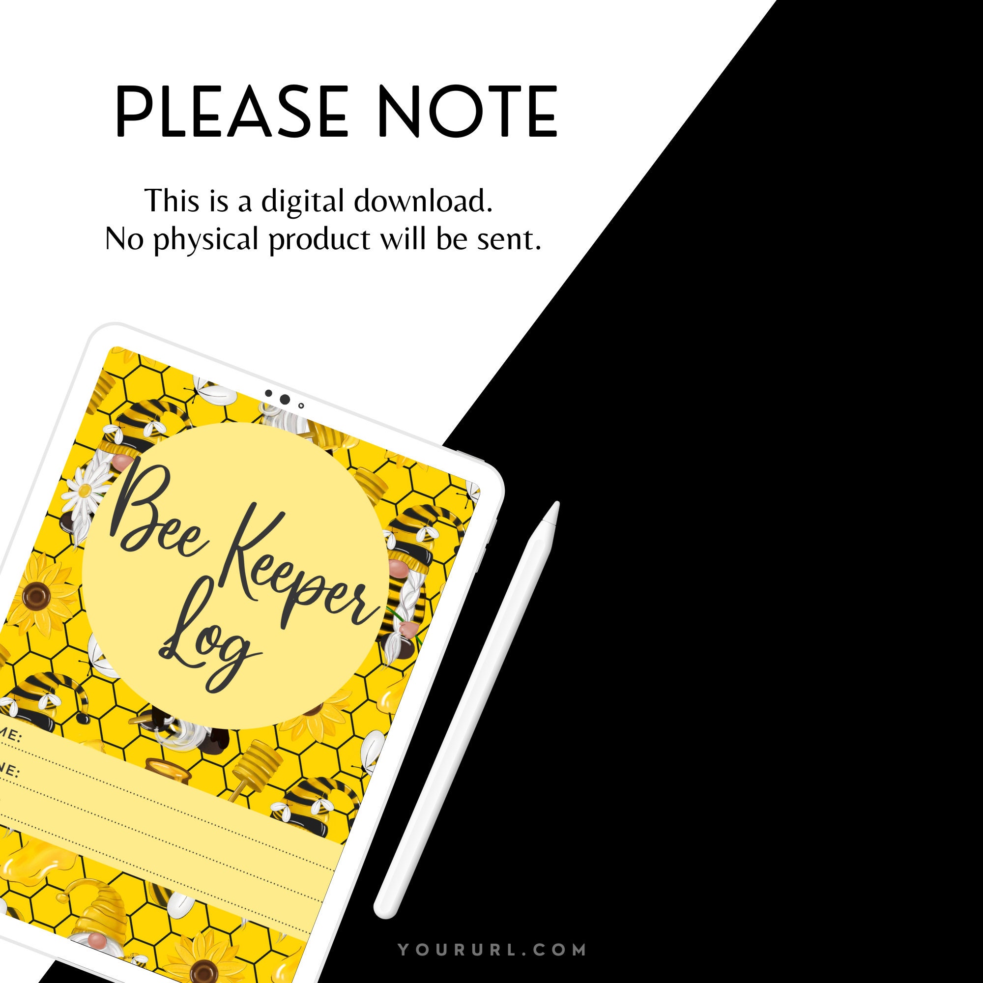 Bee Keeper's Planner and Journal - Digital or Printable Planner ...