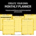 Busy Bee Digital or Printable Planner - Instant Download - 36 Fully ...