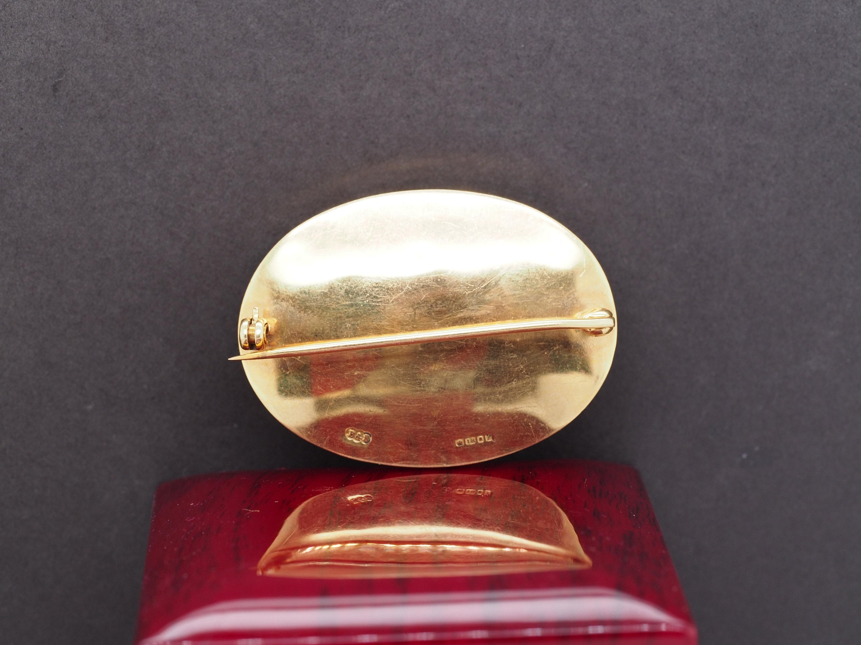 Circa 1900s 18K Yellow Gold Reverse Crystal Terrier Dog Brooch - Etsy