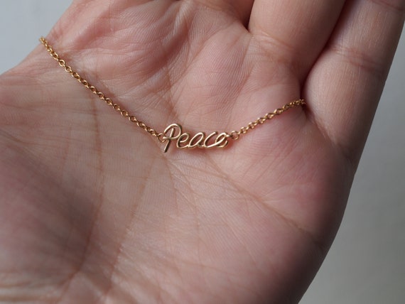 2020 Tiffany and Co 18K Yellow Gold “Peace” Bracelet - Gem