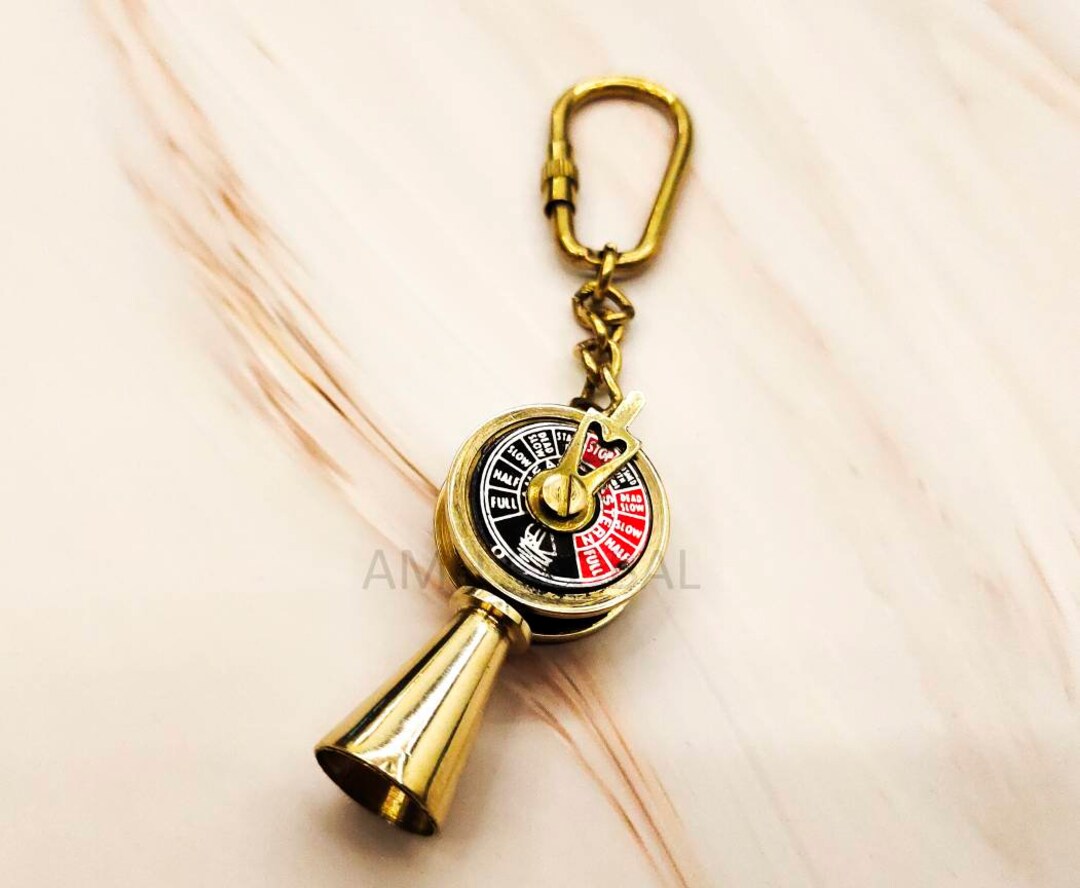 Miniature Engine Order Telegraph Keychain | Brass Collectibles ...