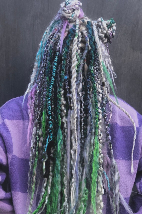 White Colored Dreadlocks