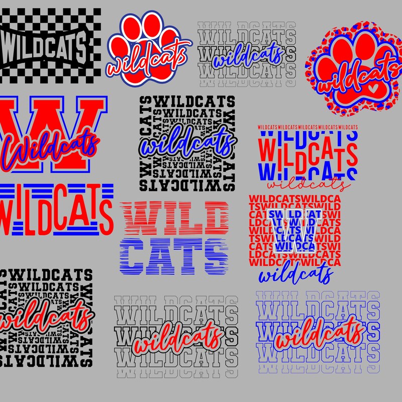 Wildcats Svg - Etsy