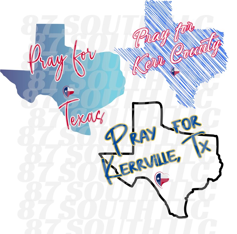 Pray for Texas, Kerrville, Kerr County Png - Etsy