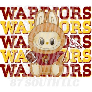Tuloso Midway Warriors Labubu Gameday - Etsy