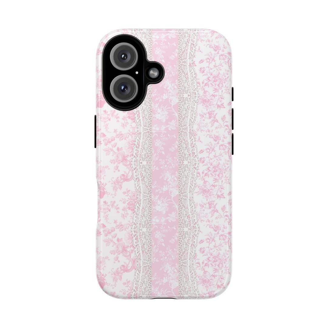 Light Pink Coquette Aesthetic Lace and Toile, Shabby Chic Gift for Her ...