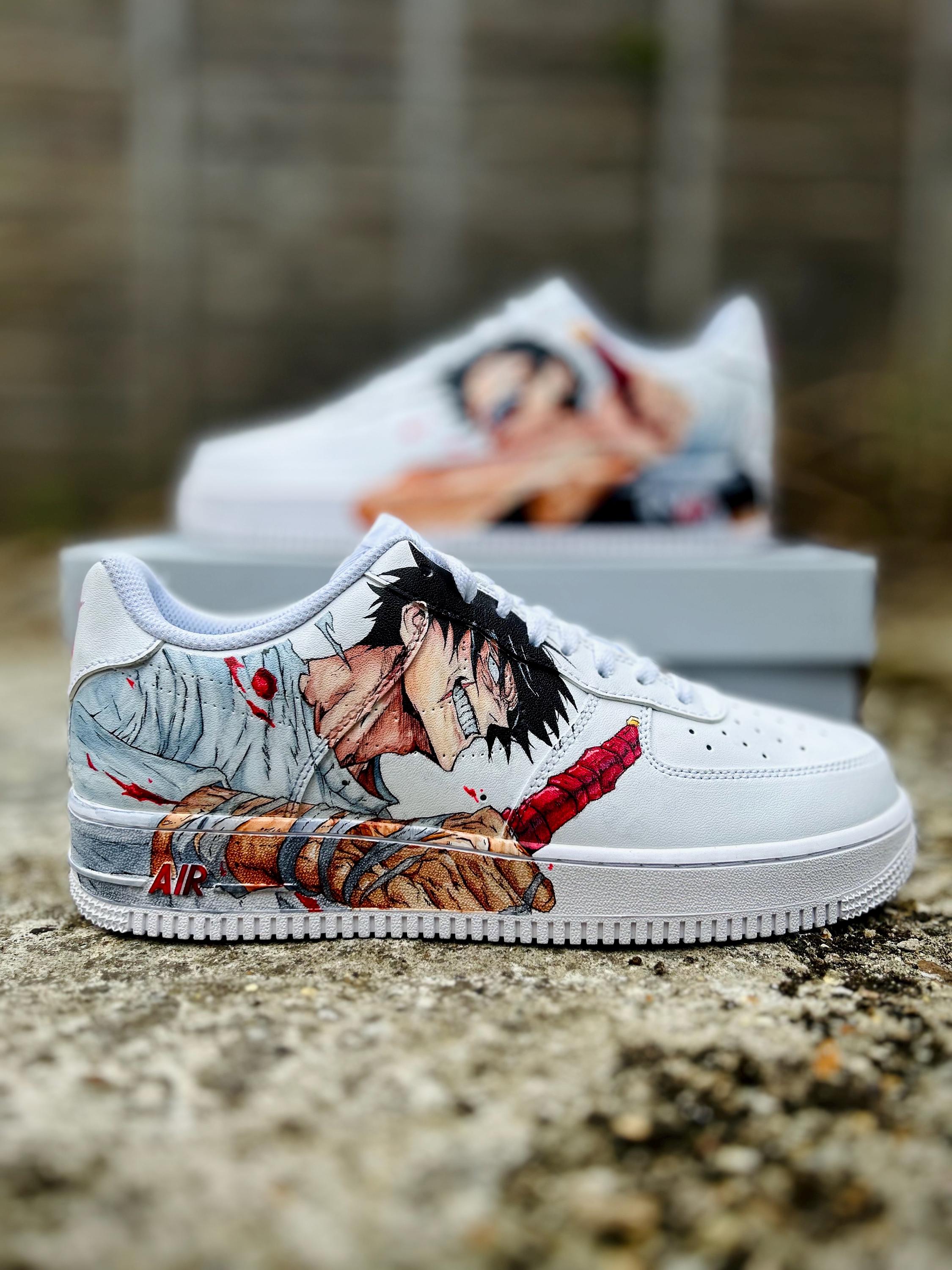 JJK Custom Anime Air Force 1’s (toji) - Etsy