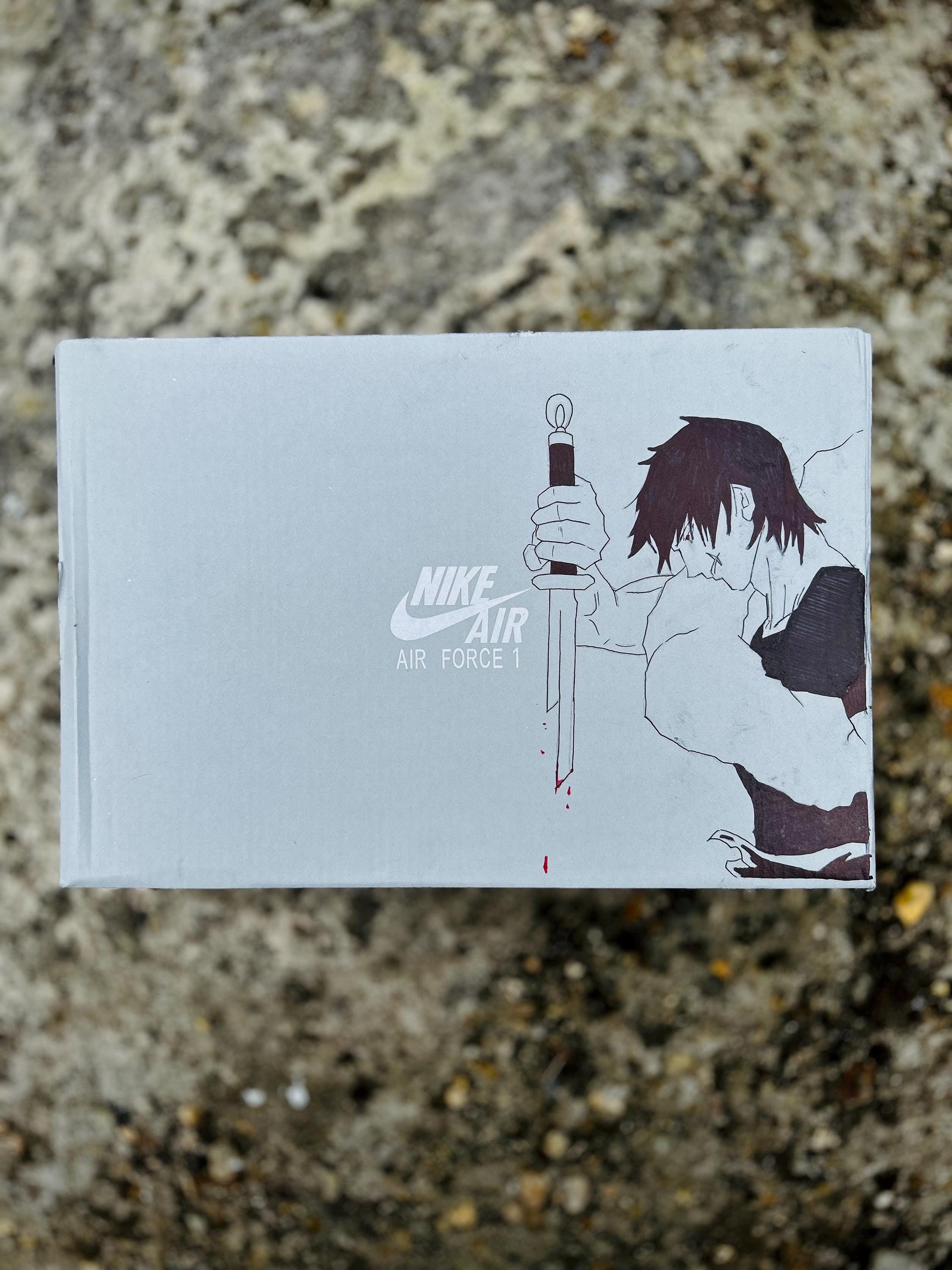JJK Custom Anime Air Force 1’s (toji) - Etsy
