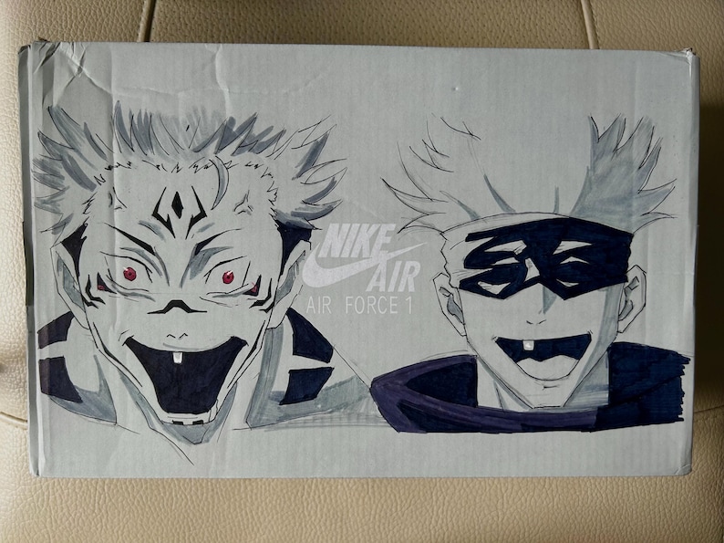 Custom Anime Air Force 1’s (gojo X Sukuna) - Etsy