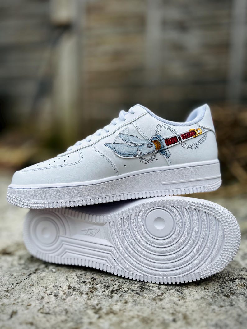 JJK Custom Anime Air Force 1’s (toji) - Etsy