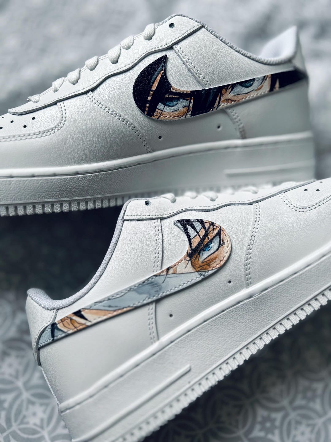 Custom Anime Air Force 1’s (TICK DESIGN) - Etsy