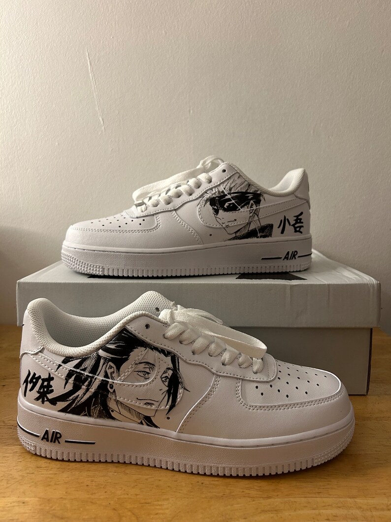 Custom Anime Air Force 1s gojo X Geto - Etsy