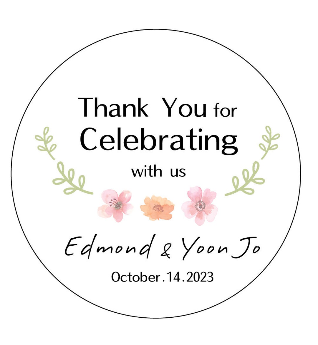 Custom Favor Souvenirs / Wedding/ Custom Stickers / Custom Labels ...