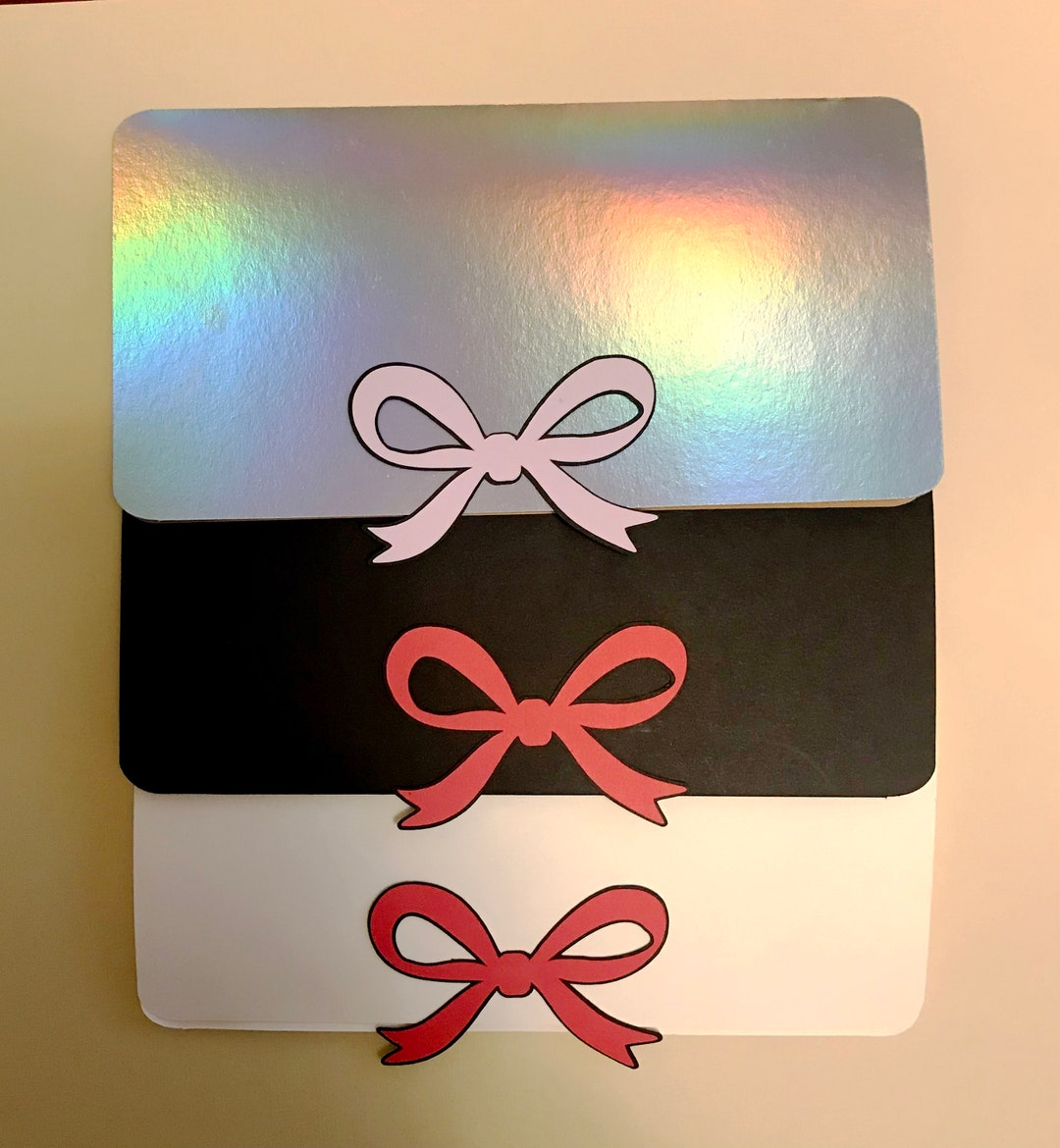 Customize Money Holder / Cash Envelope / Ribbon Cash Bag / Birthday ...