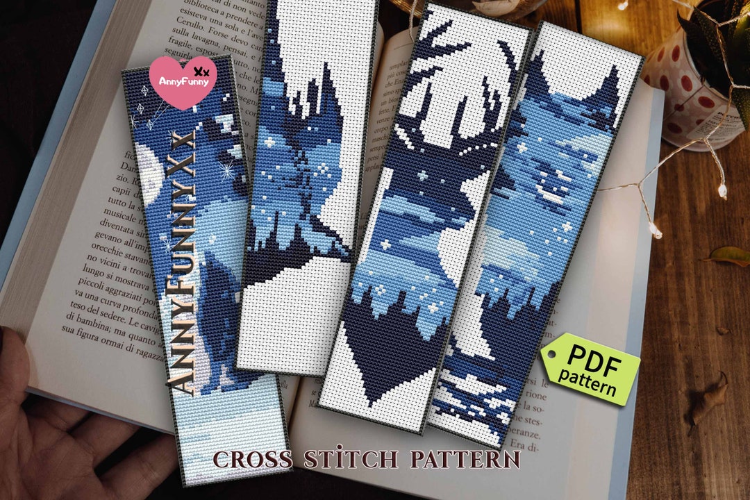 Bookmark Cross Stitch Patterns Printable PDF Digital Download Owl Fox ...