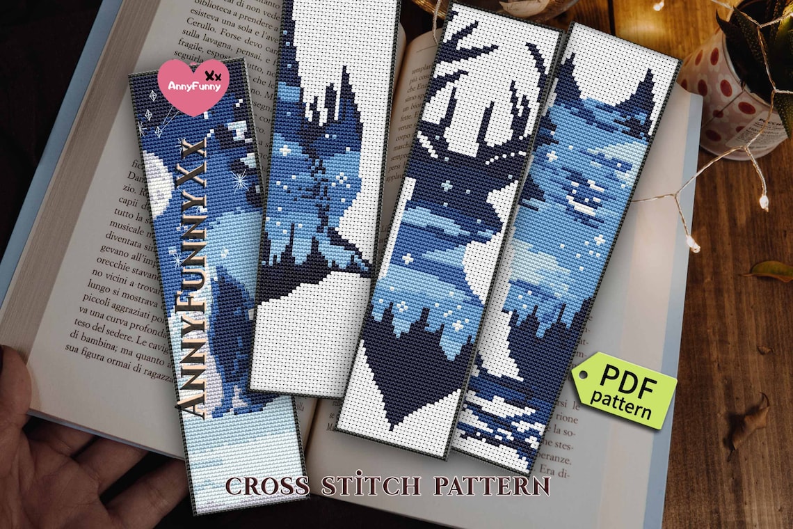 Bookmark Cross Stitch Patterns Printable PDF Digital Download - Etsy