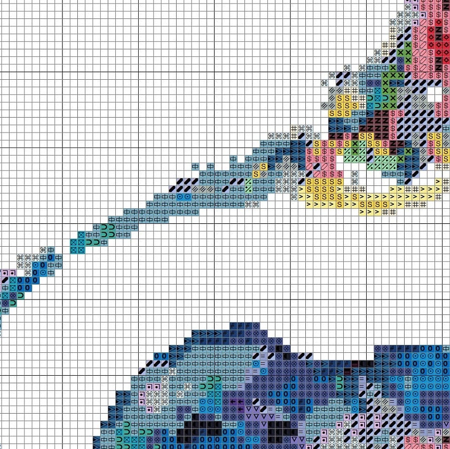 Elephants Cross Stitch Pattern PDF Elephant Art Counted Cross-stitch ...