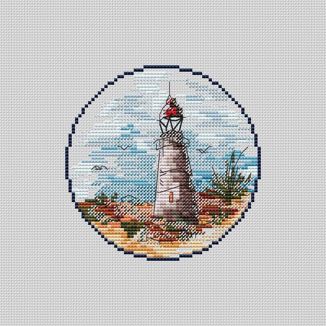 Lighthouses Cross Stitch Pattern PDF Set of 13 Birthday Gift Beginner ...
