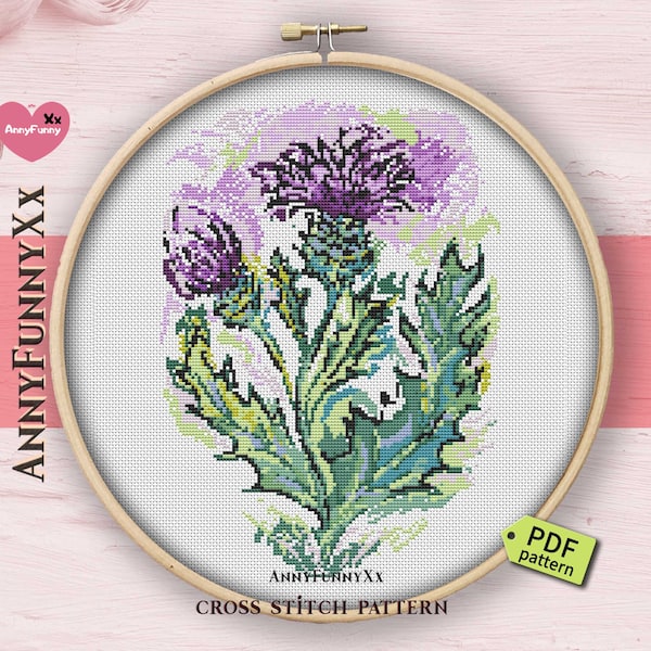 Thistle Pattern - Etsy