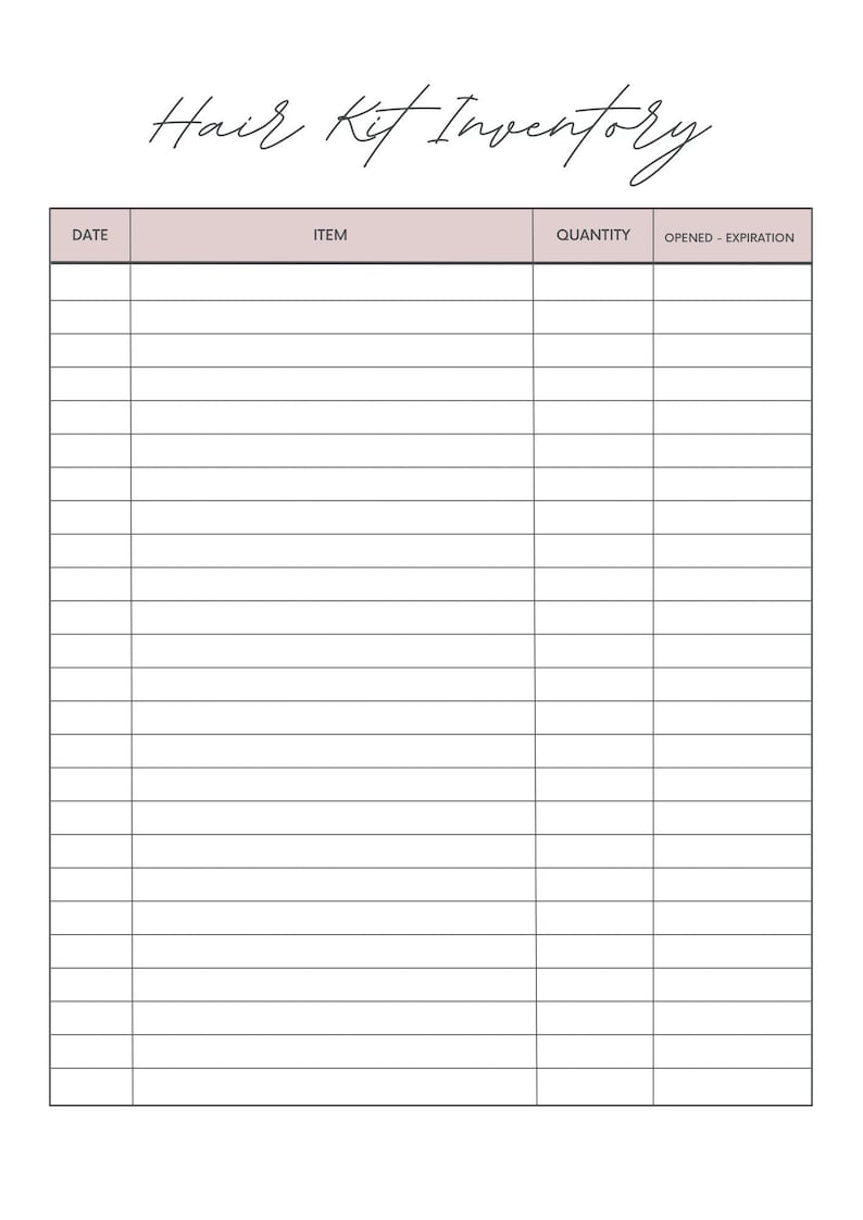 Custom Tracker Printables - Etsy