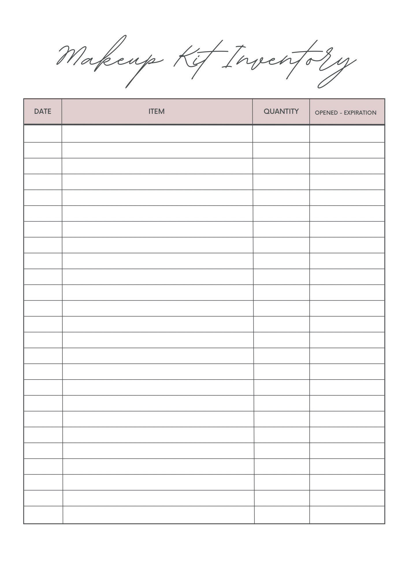 Custom Tracker Printables - Etsy