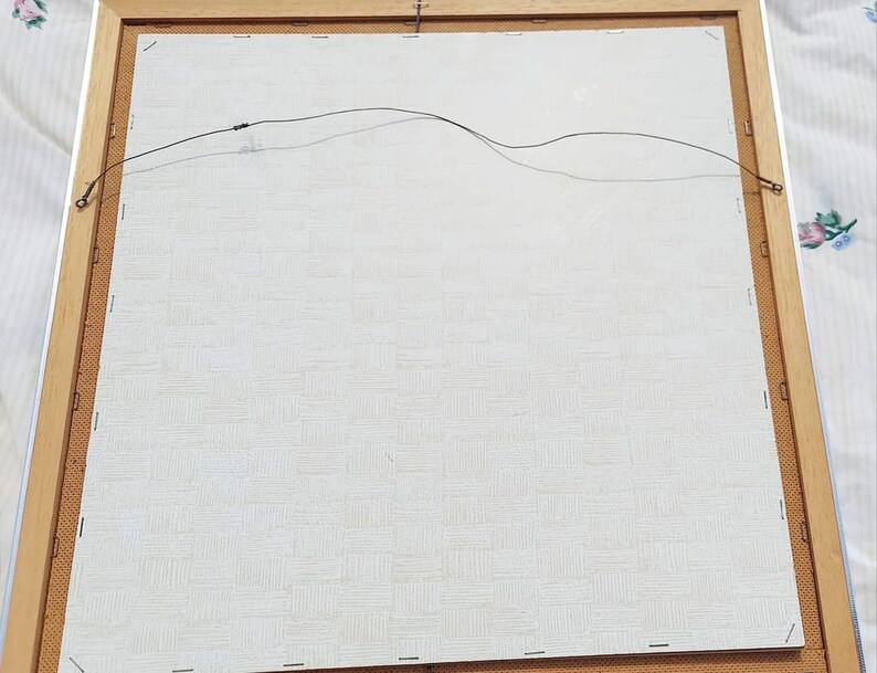 Gorgeous 1976 Vibrant Red Yellow White Tulip Needlepoint in Chrome ...