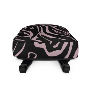 Blush Pink Zebra Backpack - Etsy