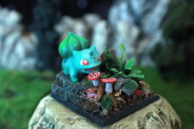 Bulbasaur Jungle Diorama Forest Stroll 3d Pokémon Art Fan Art ...