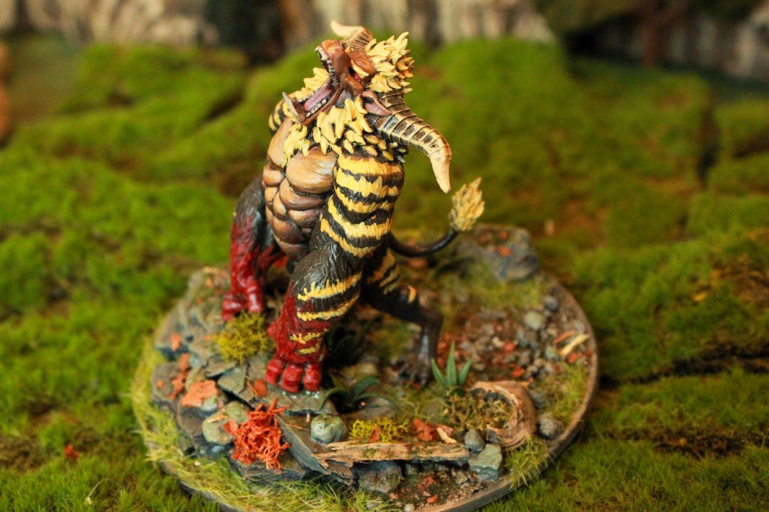 Raging Rajang - Monster Hunter Diorama - 3d Fanart - Custom Base ...