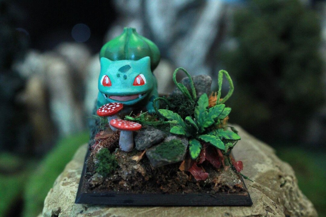 Bulbasaur Jungle Diorama Forest Stroll 3d Pokémon Art Fan Art ...