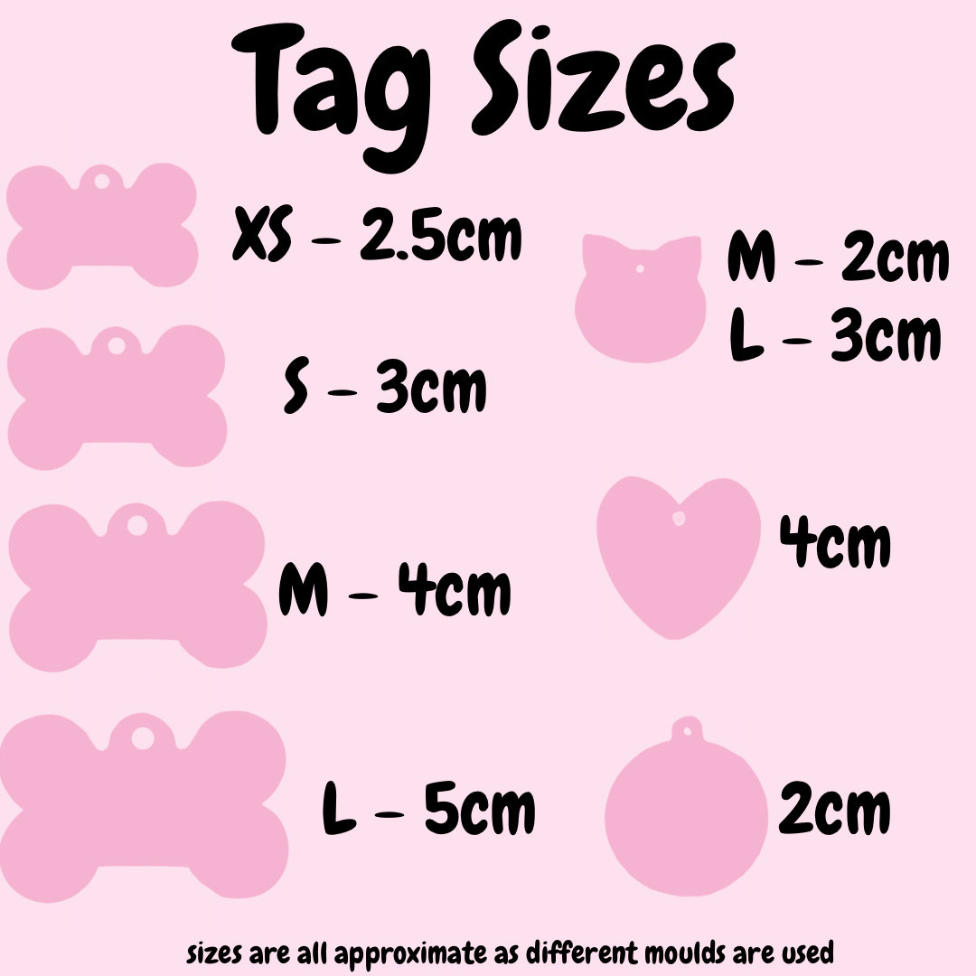 Winnie the Pooh | Resin Dog Tag | Handmade ID Collar Charm ...
