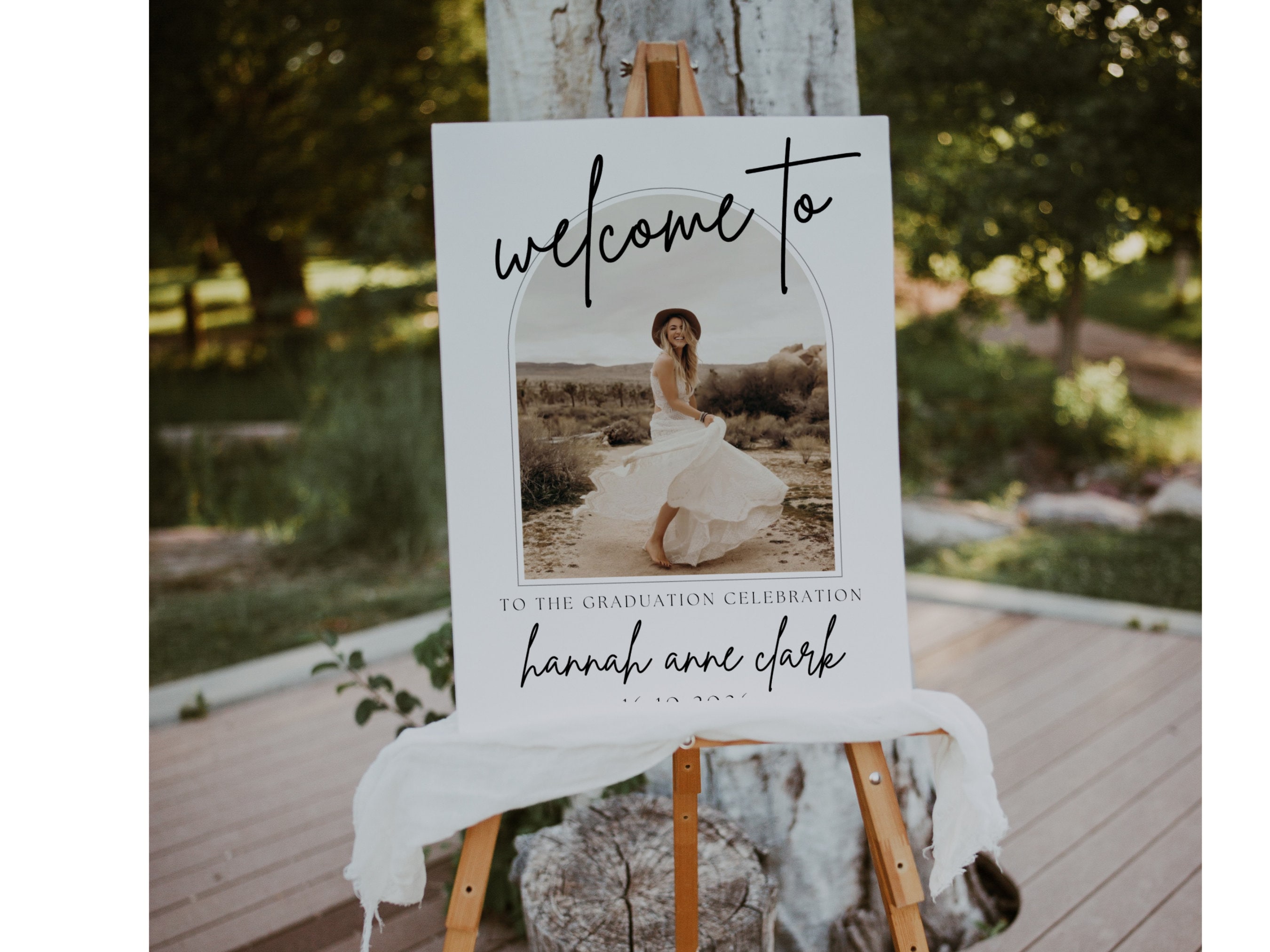 Graduation Welcome Sign, Graduation Poster, Graduate Decorations ...