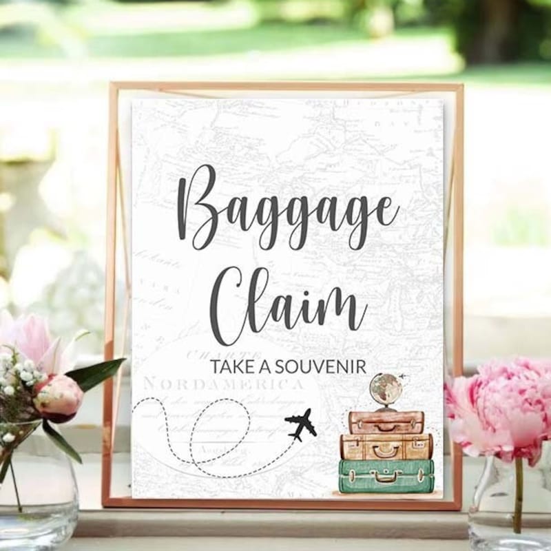 Baggage Claim Sign - Etsy