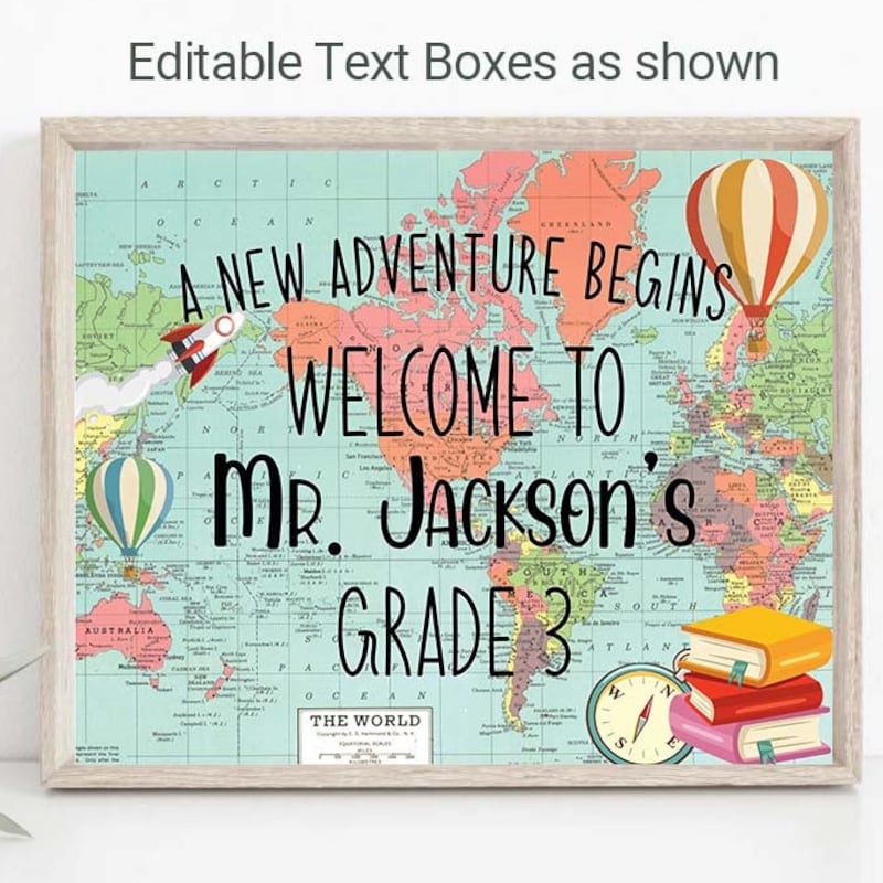 Classroom Sign - Etsy
