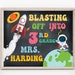 Editable Printable Classroom Door Sign Outer Space School Decor ...